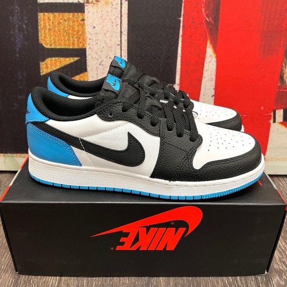 Jordan | Shoes | 222 Nike Air Jordan Retro Low Og Unc White Black ...